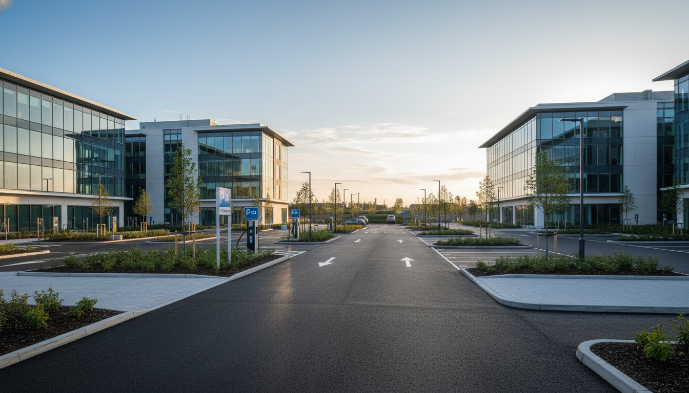 Commercial Car Park Surfacing – Improve Safety & Traffic Flow