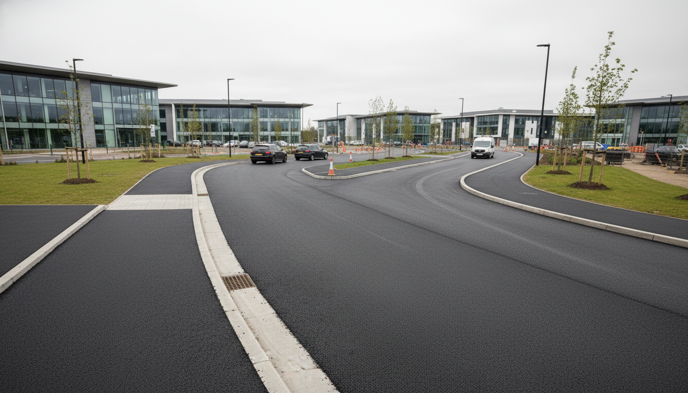 Multi-Entrance Road Surfacing UK