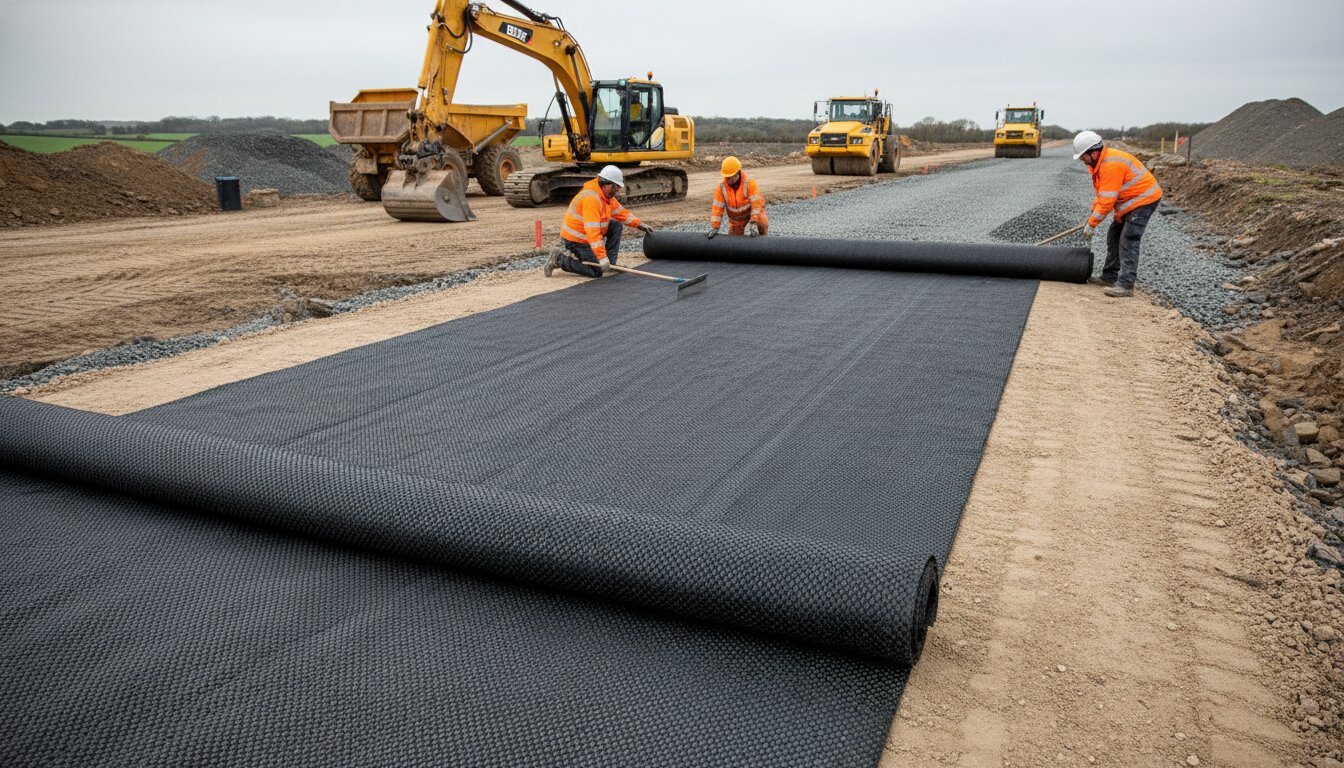 How Geotextile Membranes Improve Road Stability in the UK
